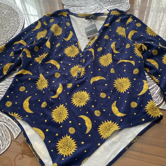 Forever 21 | Other | Celestial Bodysuit | Poshmark